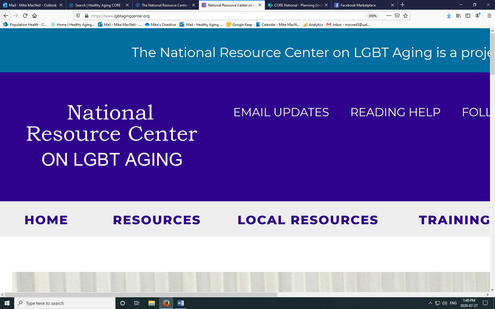The National Resource Center on LGBT Aging (US) - Healthy Aging CORE ...
