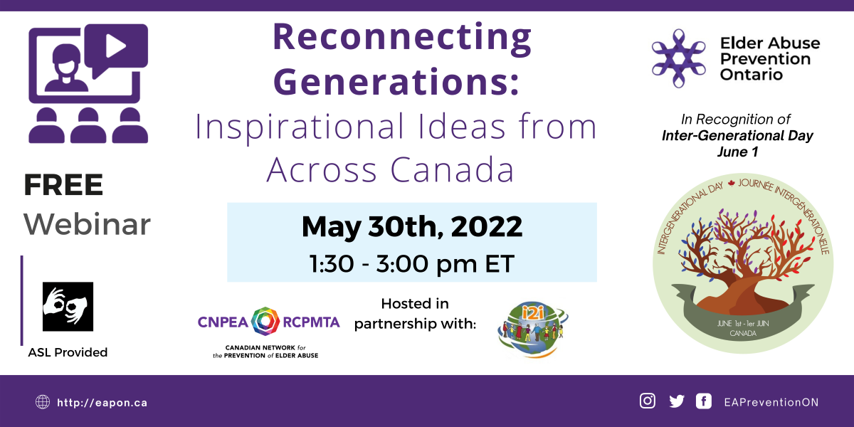 IG Day - Reconnecting Generations: Inspirational Ideas from Across ...