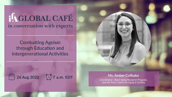 IFA Global Café | In Conversation With: Ms. Amber Colibaba - Healthy ...