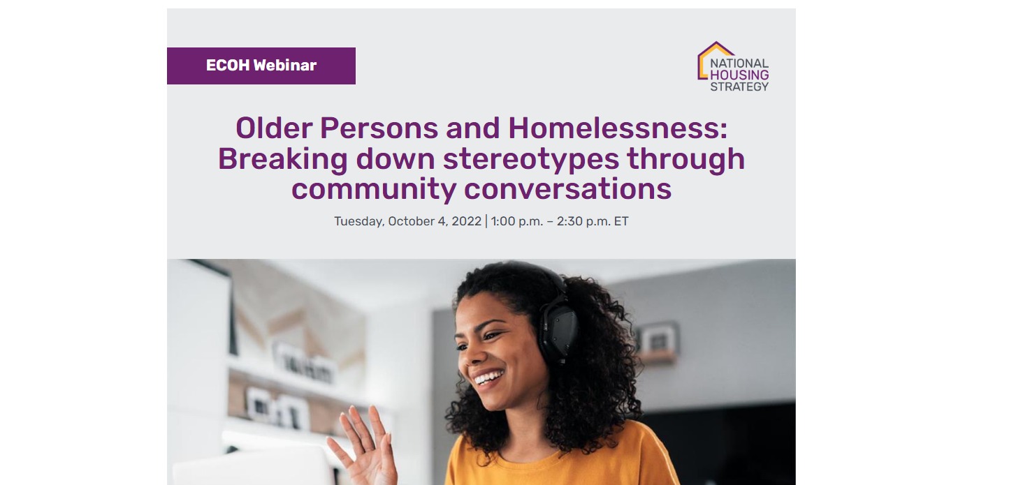 Older Persons and Homelessness: Breaking down stereotypes through ...