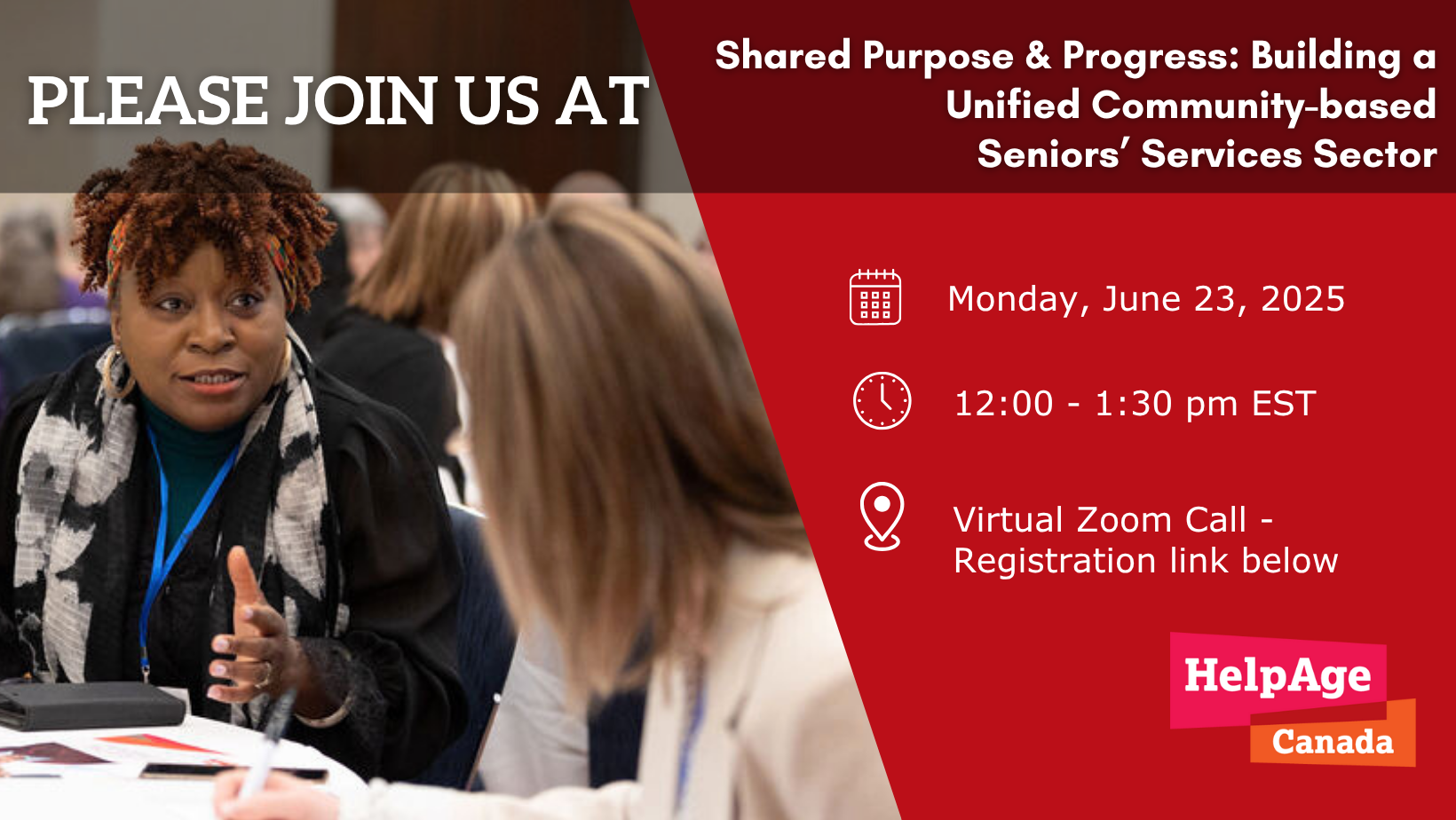 Pan-Canadian CBSS Sector Virtual Check-In: Shared Purpose & Progress - Healthy Aging CORE National